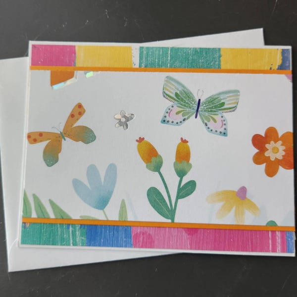 A Lovely Winter Day. A Handmade Note Card That is Blank on the Inside ...