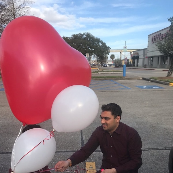 Balloons - HUGE 36 Inch Balloon Heart Latex Balloons Big Latex Balloon ...