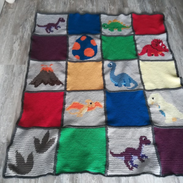 INSTANT DOWNLOAD - Dinosaurs - Crochet Graph - Crochet Pattern - Baby ...