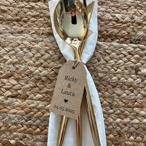Small Flag Tags, Wedding Place Card, Personalised Calligraphy Name Tags ...
