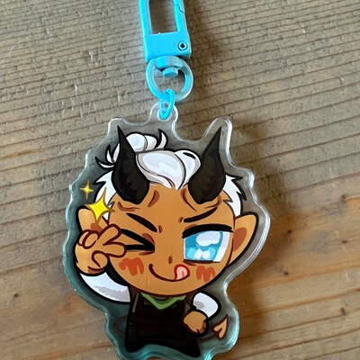 BG3 Cursed Acrylic Keychains - Etsy