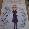 Cabin Crew New Job Card, Flight Attendant Congratulations Card, Gaining ...