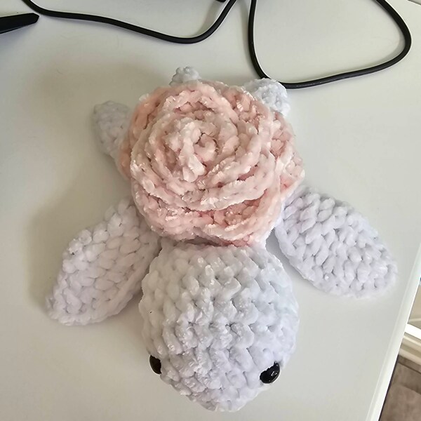 Crochet Rose Turtle Pattern: No-sew Amigurumi (PDF Pattern) - Etsy