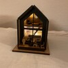 DIY Miniature Scandinavian House Kit, Modern A-frame Micro Dollhouse ...