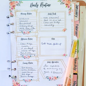 Daily Time Blocking Printable Daily Schedule Daily to Do List Hourly ...