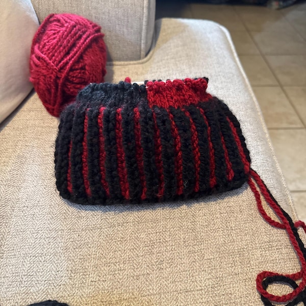 Stick or Twist Beanie Pattern Knit a Simple Ribbed Beanie or Decorative ...