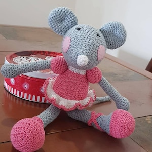 PATTERN Ballerina-mouse Crochet Pattern, Amigurumi Pattern, Crochet ...