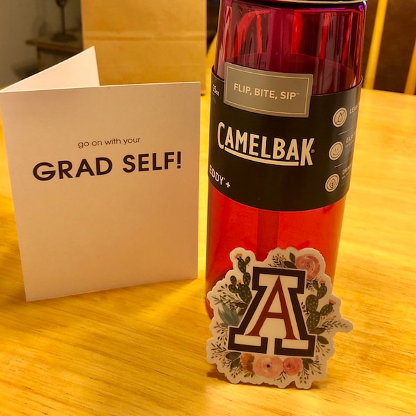 U of A Stickers-vinyl Stickers- Watercolor Vinyl Sticker-uofa Decor ...