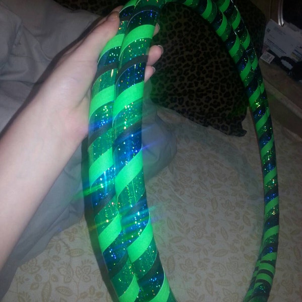 Neon Carnival Collapsible Hula Hoop // Custom // Any Size // Fitness ...
