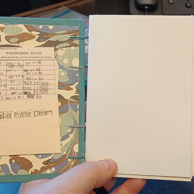 Library Pocket Kit With Card and Labels the Raven Antique Ephemera ...