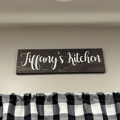 Custom Kitchen Sign, Kitchen Decor, Custom Wood Sign, Kitchen Signs ...