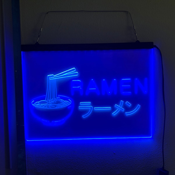 Ramen Japanese Noodles Shop Display Dual Color LED Neon Sign St6-i3613 ...