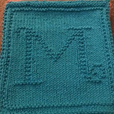 Initial Knitting Patternsa PDF Collection of Dishcloth Knitting ...