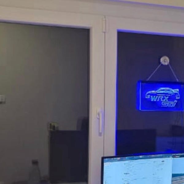 Subaru WRX STI LED Neon Sign Size 8x12 - Etsy