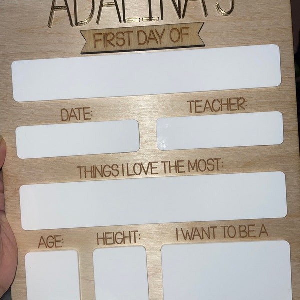 Changeable Back to School Sign and Last Day of School Sign ...