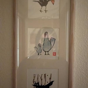 Crow and Pizza Block Print-linocut - Etsy