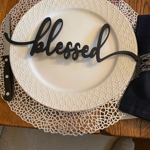 Table Word Place Setting, Thanksgiving Decor, Formal Dining Room, Fall ...