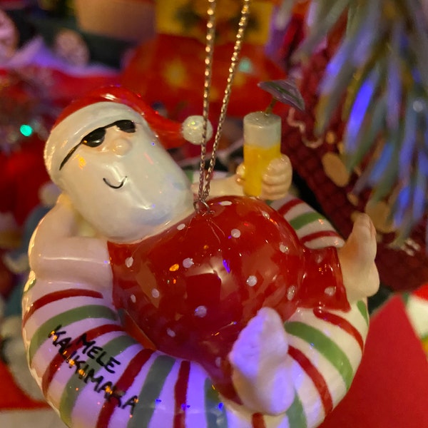 Salt and Pepper Christmas Palm Tree Shaker Set Ceramic - Etsy