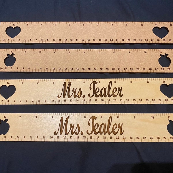 Teacher Ruler, End of Year Teacher Gift, Instant Download Laser ...