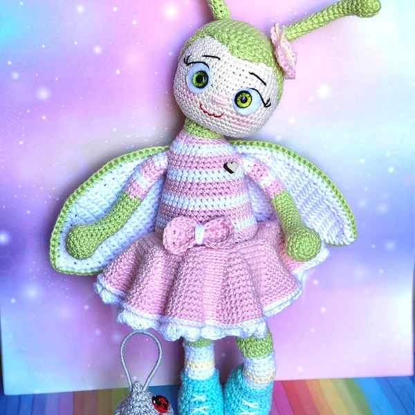 Pattern:firefly - Crochet Firefly Pattern - Amigurumi Lightning Bug ...