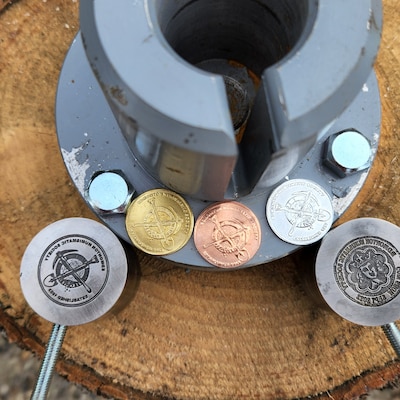 Custom Coin Minting Set Coinage Coin Hand Stamped Coins Custom Souvenir ...