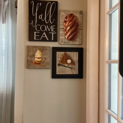 Rustic Cow Print Welcome Sign / Two Signs Attached / Cow Print Sign ...