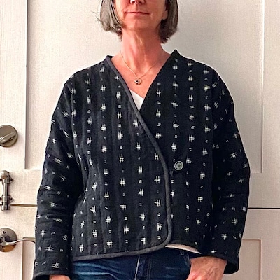 Box Top Cardigan Coat Sewing Pattern Bundle All Well Workshop - Etsy