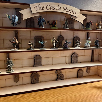The Castle Ruins Miniature Display 18 X 11 - Etsy