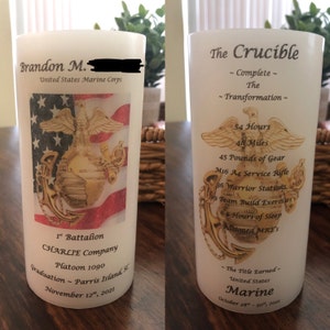 United States Marine Corps GRADUATION & CRUCIBLE Facts LED - Etsy