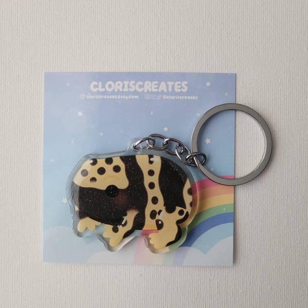 Ghost Ball Python Snake Waterproof Vinyl Sticker | Kawaii Chibi Animal ...