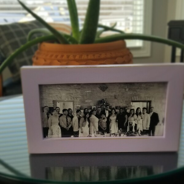 Panoramic Picture Frame in 1x1 Flat Style and Vintage Color of Your ...