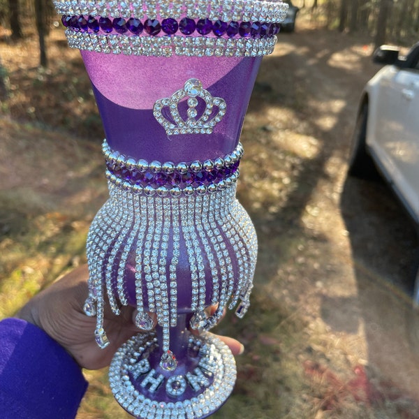 Luxury Diva / Pimp Chalice With Rhinestone Fringe - Etsy