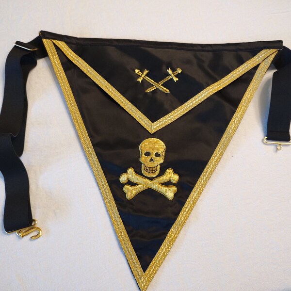 Masonic OES Hand Embroider Worthy Patron / Matron Apron and Collar ...