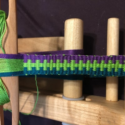 Inkle Weaving Letter Chart, How to Weave Letters on a Warp-faced Band ...