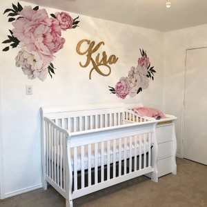 Gold Baby Name Sign Calligraphy Font - Etsy