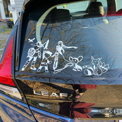Zelda Inspired Family Car Decals - Etsy