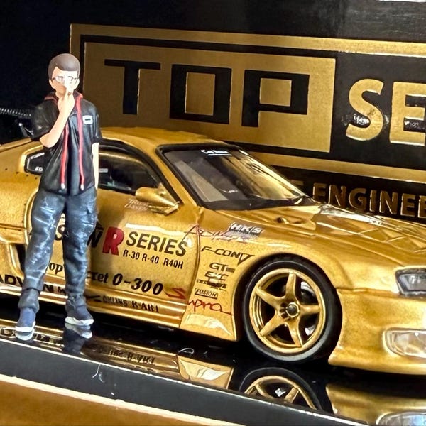 Miniature Figure Smokey Nagata 1/64 or 1/87 for Diecast and Diorama - Etsy