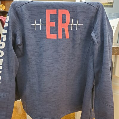 Emergency Nurse Jacket ER Department Nursing Embroidered Custom ...