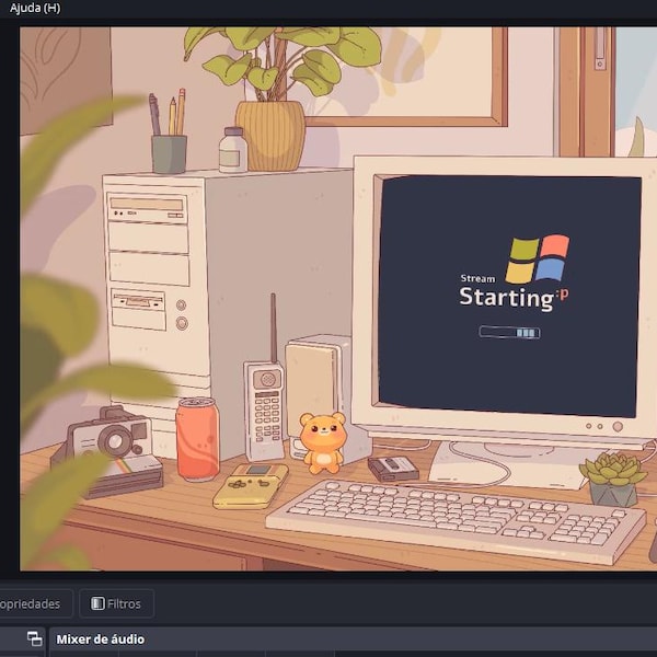 Cute Bear Animated Emote | Music Emote | Jamming | Kawaii Brown Bear ...