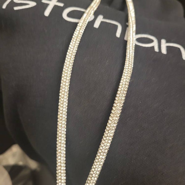 Glitter Hoodie String With Metal Ends, Hoodie Drawstring - Etsy