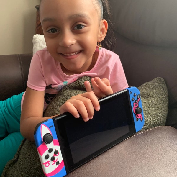 Custom Overwatch D.VA DVA Themed Nintendo Switch Joy-con Joycon ...