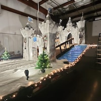 Giant Princess Castle , 5ft Tall Enchanted Playhouse , Gloss White ...