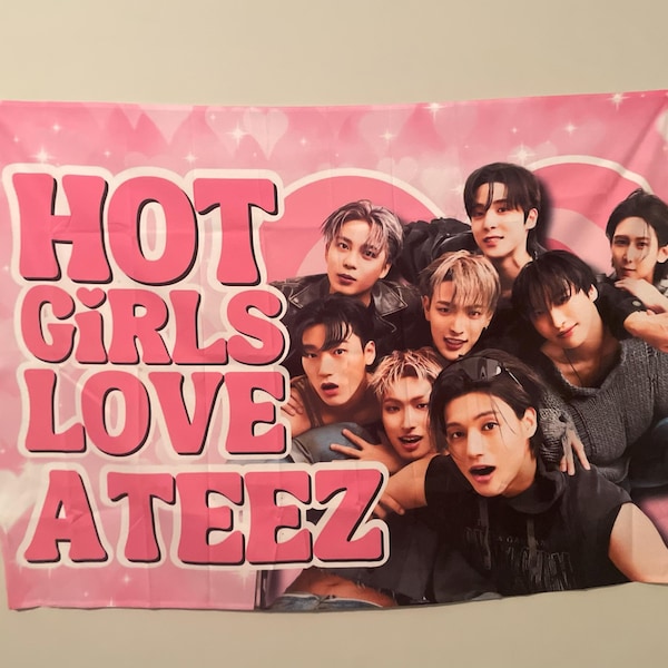 SKZ Seungmin Hot Girls Concert Banner, Stray Kids Members Kpop Flag ...