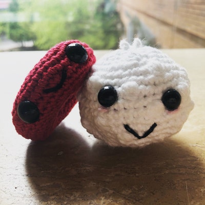 Red Blood Cell Amigurumi Crochet Pattern - Etsy