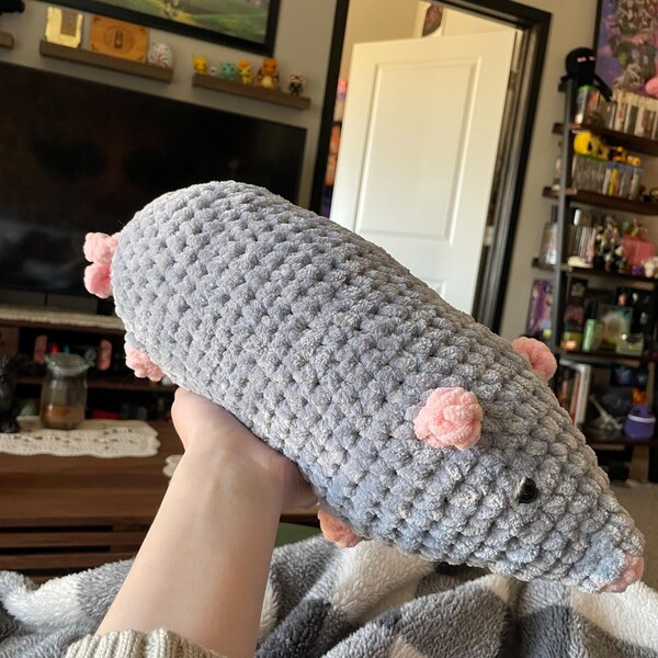 No-sew Crochet Pattern: Chonky Rat Amigurumi | Instant Download DIY ...