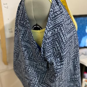 Folded Japanese Bag PDF Sewing Pattern and Tutorial Instant Digital ...