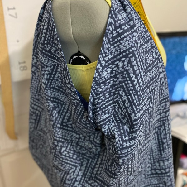 Folded Japanese Bag | PDF Sewing Pattern and Tutorial | Instant Digital ...