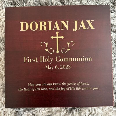 Confirmation Box, Baptism Box, First Communion Gifts, Christening Gift ...