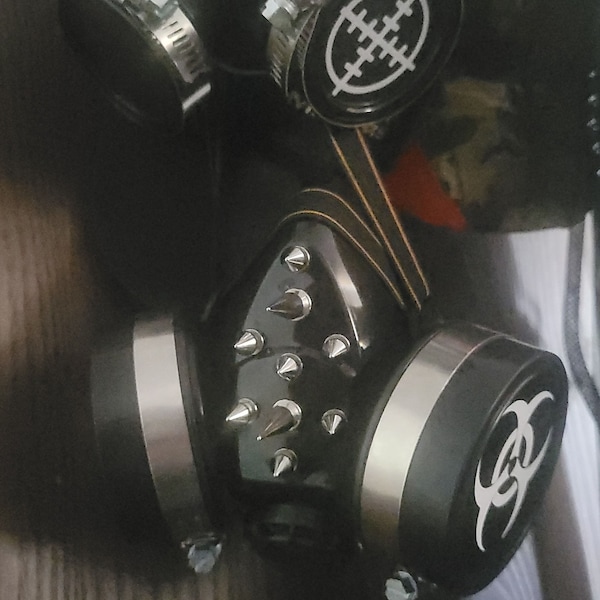 SET Gogglesgas Mask Cybergoth Cosplay Dreads Industrial Dark Cyber Mask ...