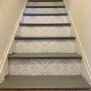 Weathered Wood Stair Riser Window Sill Tile Stickers 7 Inch | Etsy